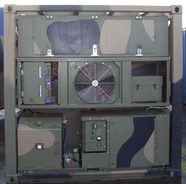20ft Military Refrigerated Container with Integral Generator Set - Army ...