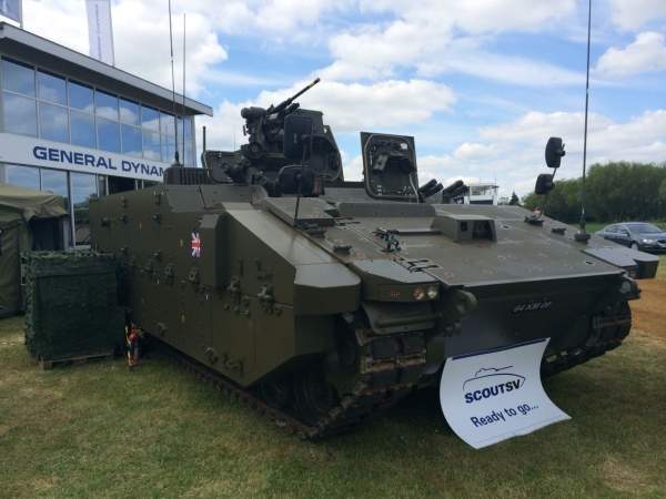 British Army's new Scout SV vehicle takes centre stage at DVD2014