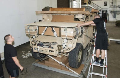 US Army conducts low-velocity airdrop tests of GMV 1.1 - Army Technology