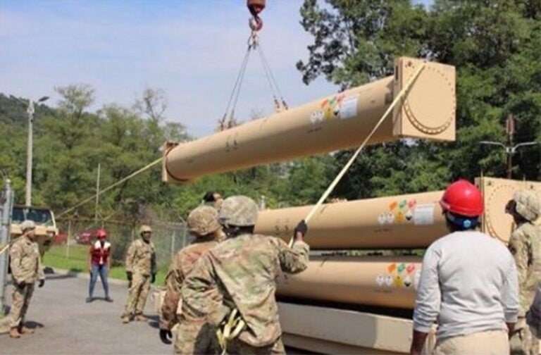 D-2 Battery conduct THAAD missile redistribution exercises in Korea