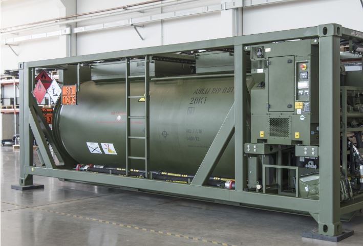 THIELMANN Delivers DFDC Tank Container System To Saab - Army Technology