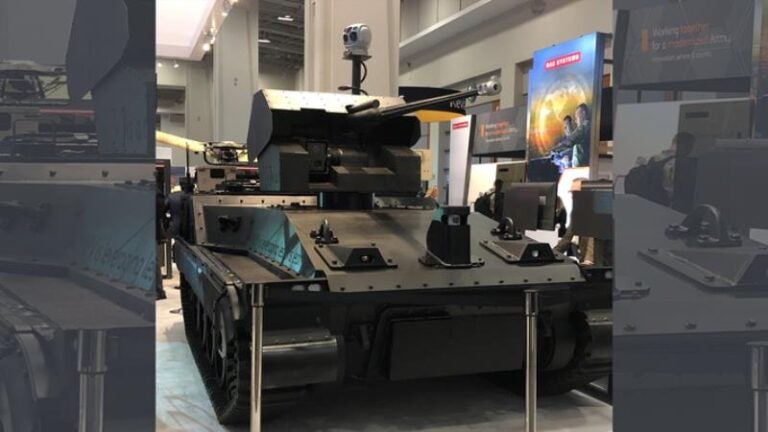 BAE Systems presents Robotic Technology Demonstrator at AUSA 2019