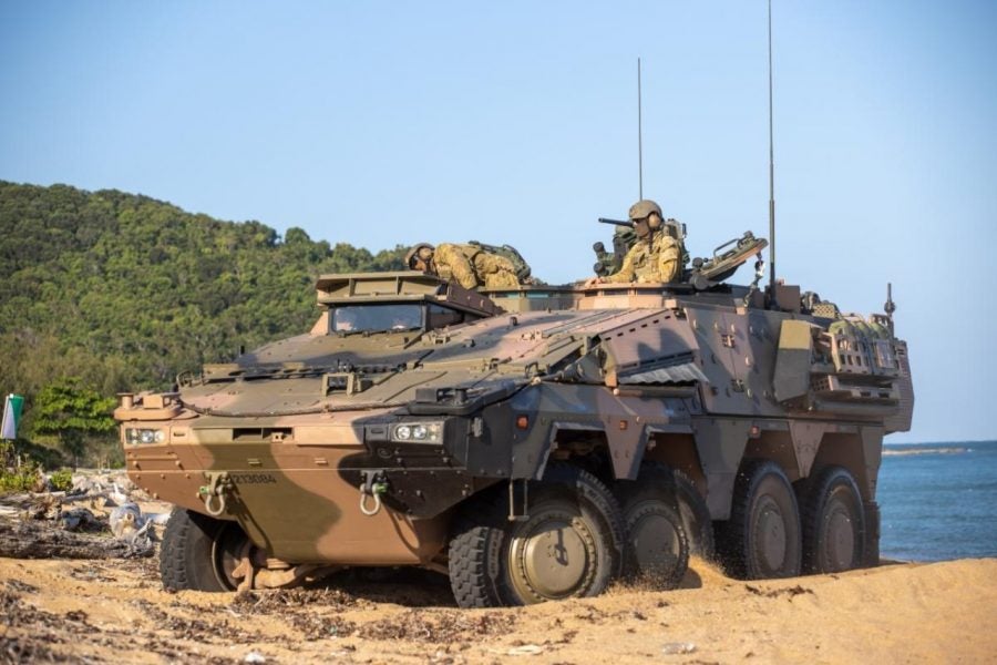 Australian Army conducts beach trials with Boxer vehicles