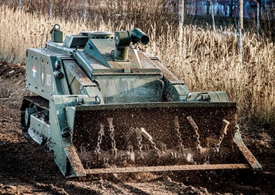 Russia’s CMD troops receive Uran-6 mine-clearing robotic vehicle