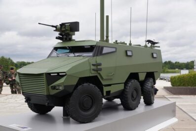 GME team delivers last Griffon vehicle of 2021 to French Army