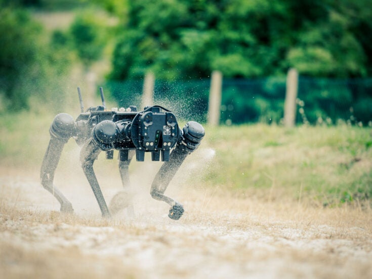 British Army, DE&S ERCoE experts test potential use of Ghost robotic dog