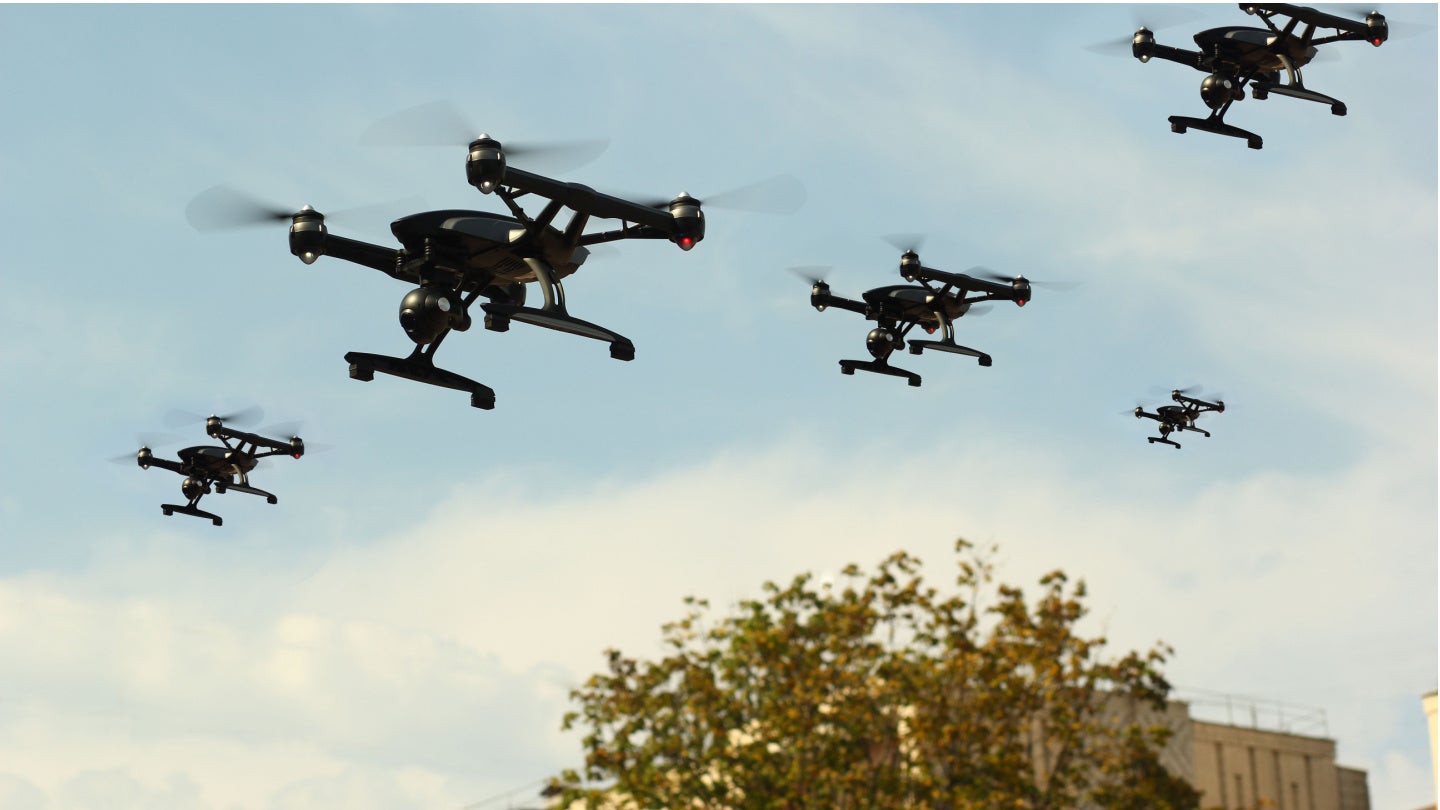 Who are the leading innovators in imaging drone swarms for the ...