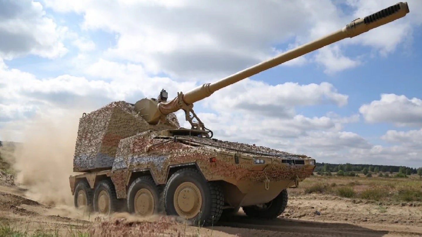 German RCH 155 artillery selected for British Army's Mobile Fires ...