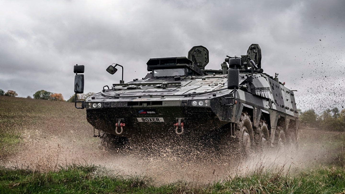UK planning for 100 Boxer AFVs delivered to British Army per year ...