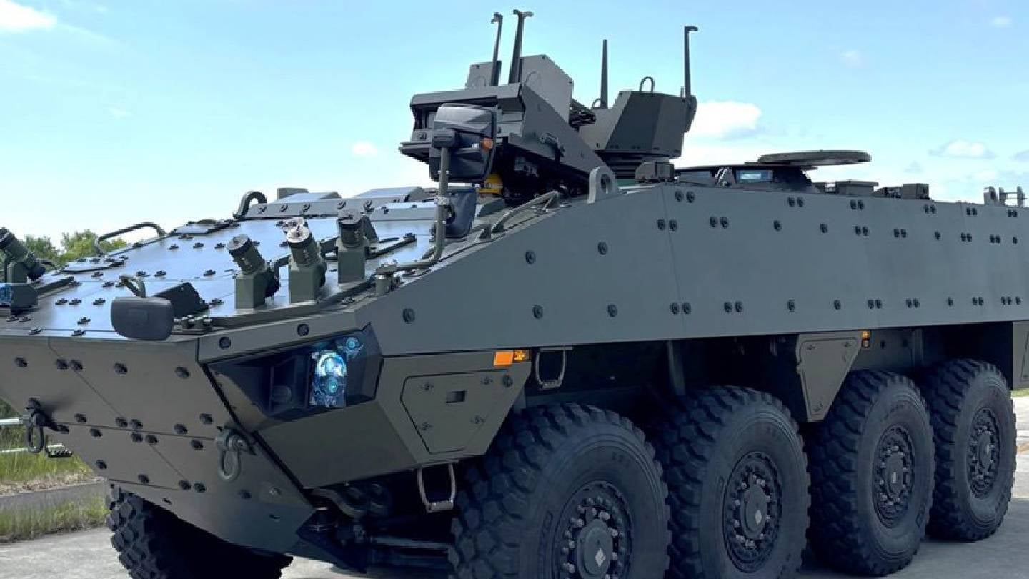 Japan receives first Patria AMV XP 8x8 armoured vehicle